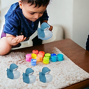 Cool Shark Rubber Ducks (2") Standard Size. (12 Pack) Cute Duck Bath Tub Pool Toys. (Shark Rubber Duckies)