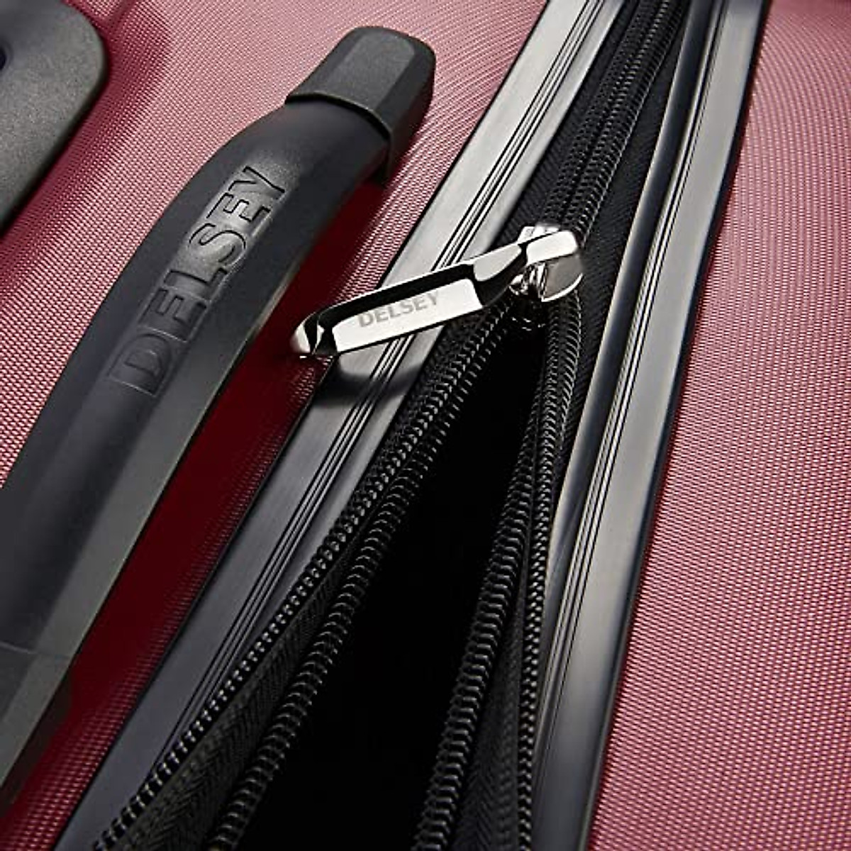 Delsey Adults-Unisex's Hand Luggage, Red, cabine XS (55 cm-43 L) New