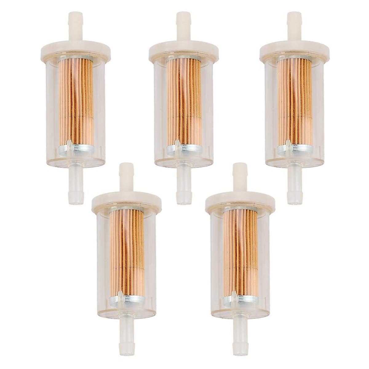 Wellsking 845125 695666 Fuel Filter for BS 691035 493629 5065 5065D 5065K Lawn Mower Tractor JohnD-eer D100 D105 D110 D120 D125 D130 D140 1/4" ID Gas Filter