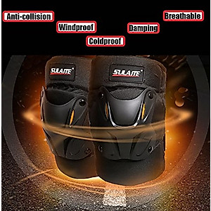 GLEIM Knee Pads for Construction Work and Gardening, Knee Pads for Men and Women,Industrial Heavy Duty Tactical Knee Pads,Guard Gear Protective for Motorcycle Mountain Biking Bicycle -1 Pair