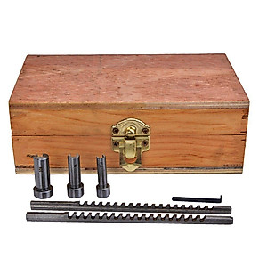 NEWTRY Keyway Broach Set 6pcs HSS Keyway Cutting Tool for Lathe Industrial Tools Precision Sets in Fitted Wooden Box