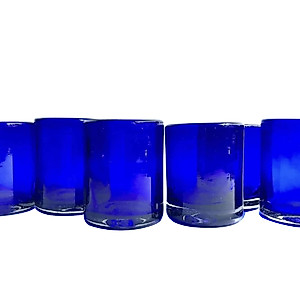 Mezcal For Life Blown Glass Precious Mezcal Shot Glasses, Artisan Unique Sipping Vessel for Drinking and Decoration, 2.0 * 2.3 inches - Pack of 6