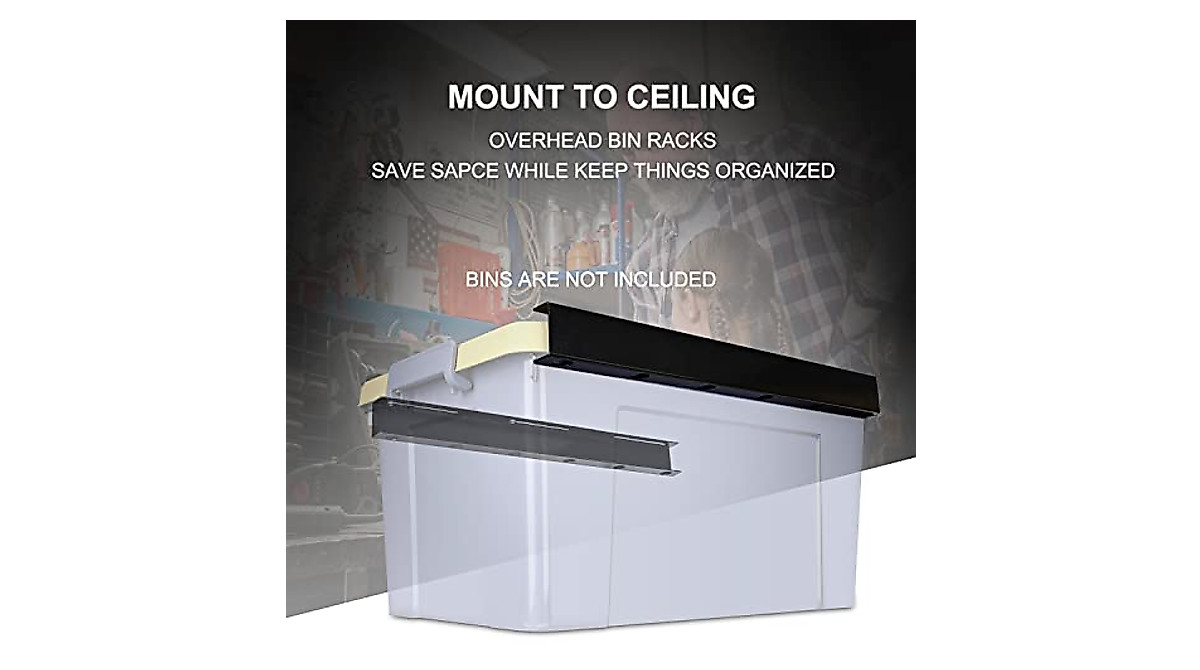 TOPOWN Ceiling Storage Rack for Garage Organization