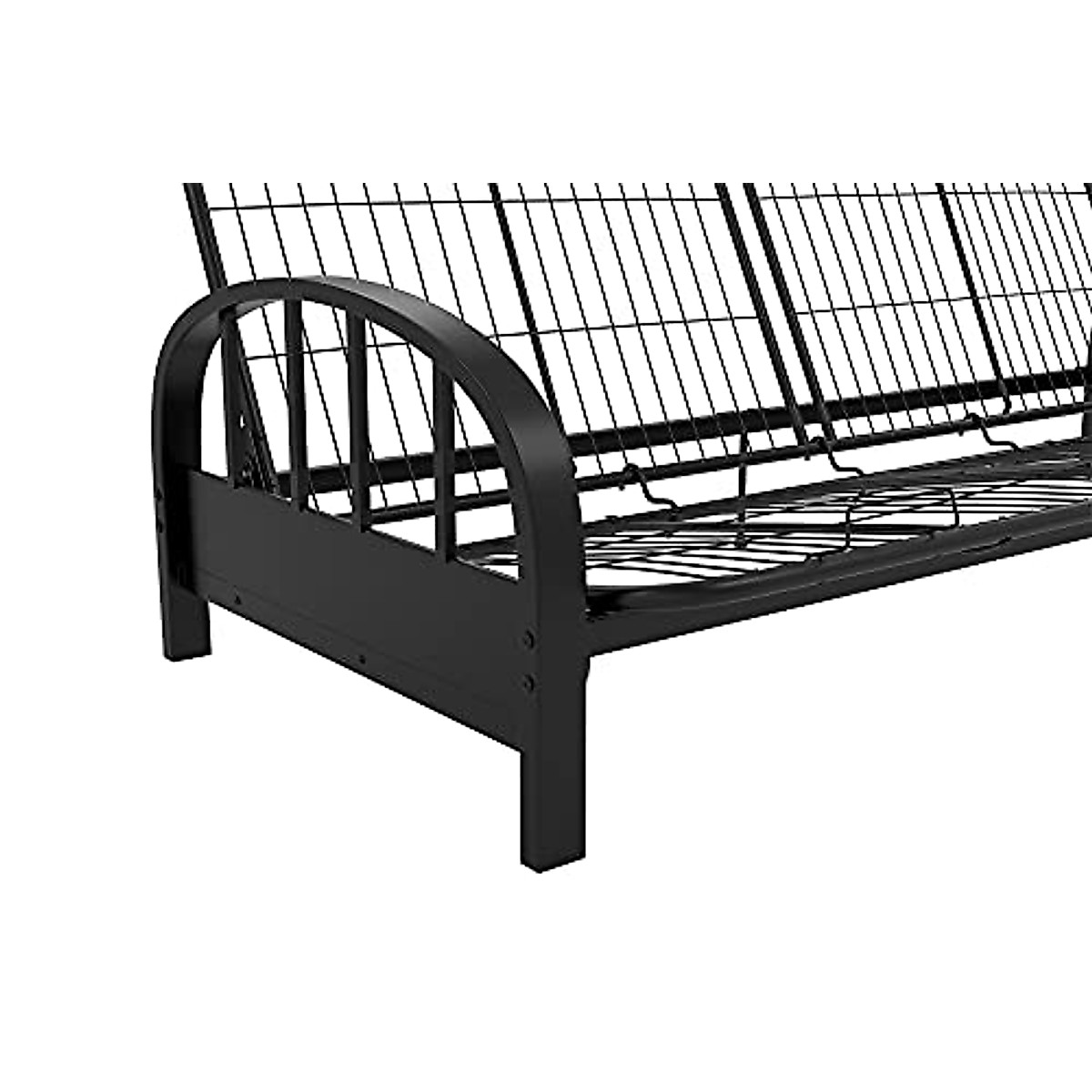 DHP Aiden Metal Futon Frame, Black Large