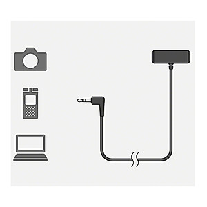 Sony ECM-LV1 Compact Stereo Lavalier Microphone Bundle with Hardshell Storage Case (2 Items)