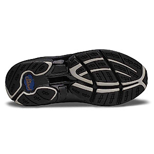 Dr. Comfort Refresh Womens Athletic Shoes w/Gel Inserts-Therapeutic Shoes for Diabetic Womens Comfortable Running Shoes, Black/Black 8.5 Wide (C-D)