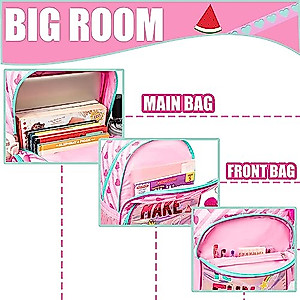 ZBAOGTW Rolling Backpack for Girls Kids Backpack with Wheels for School Trolley Rolling Backpack for Kindergarten Elementary