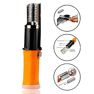 Electric Fish Scaler Remover, Amayia Upgrade Powerful Electric Fish Scaler Skin Deslagger Scaler Rechargeable Waterproof Fish Scaler Automatic Electric Fish Skin Clean Brush (with One Extra Head)