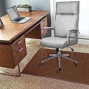 Office Chair Ergonomic Desk Chair，Swivel Computer Desk Chair with Adjustable Height and Wheels，High Back Leather Executive Chair with Lumbar Support,Grey