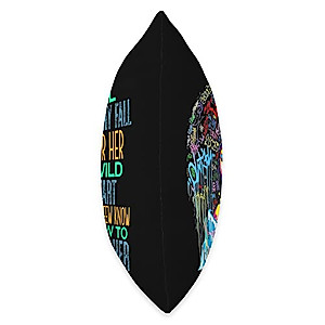 Lush BLM Wild Pisces Black Girl Afro March February Birthday Throw Pillow, 18x18, Multicolor