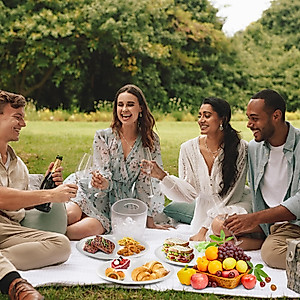 Disposable Paper Plates 9 Inch with 3 Compartment [125 Pack]-100% Compostable Heavy Duty Plates, Biodegradable Paper Plates Made from Sugar Cane Fibers, for Parties, Daily Meals, Dinners, BBQ (White)