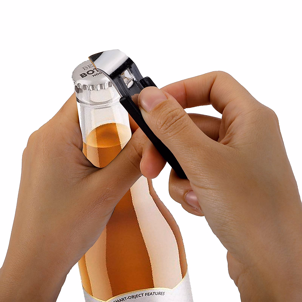 Hedume 16 Pack Magnetic Bottle Openers, Heavy Duty Stainless Steel Bottle Openers, Can Tapper Bottle Opener with Magnet for Home, Camping, Traveling