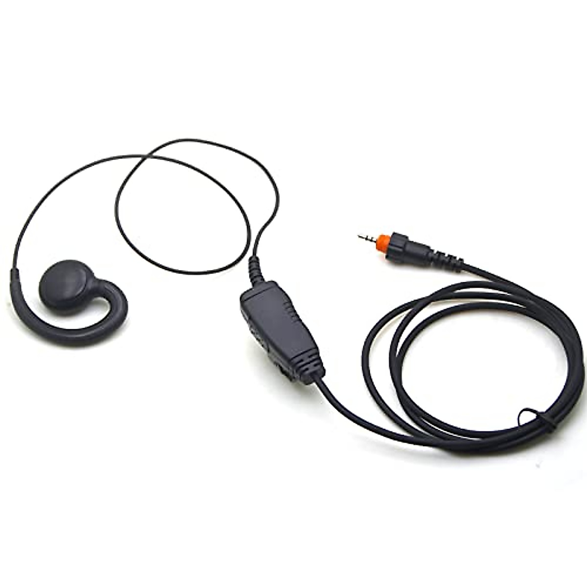 Kymate HKLN4455 HKLN4602 CLP1010 CLP1040 CLP1060 CLP446 CLP1083e CLP446e CLPe Plus Earpiece with PTT Mic for Motorola Solutions Business Radios Single Pin Shotr Cord Swivel Headset