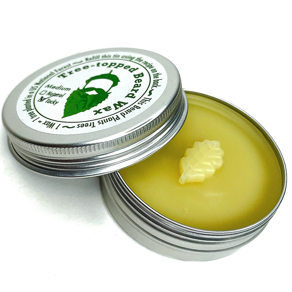 Green Beard Grmng Tree-Topped Beard Wax (2oz.) Medium Tacky - from