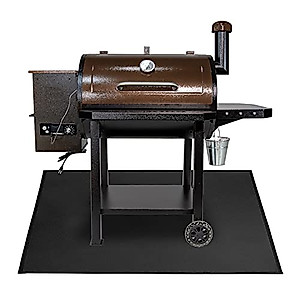 ZJYWSCH Under Grill Mat 36x56 inch Fireproof for Fireplace Fire Pit Smoker Grill Mats for Outdoor Grill Deck Protector BBQ Mat for Under BBQ Grill Pad Waterproof