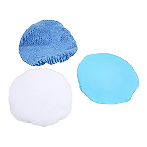 Jeanoko Polishing Bonnet Set, 6in 24 Packs Waxer Bonnet Pad Good Elasticity for Cars Motorcycles Boats