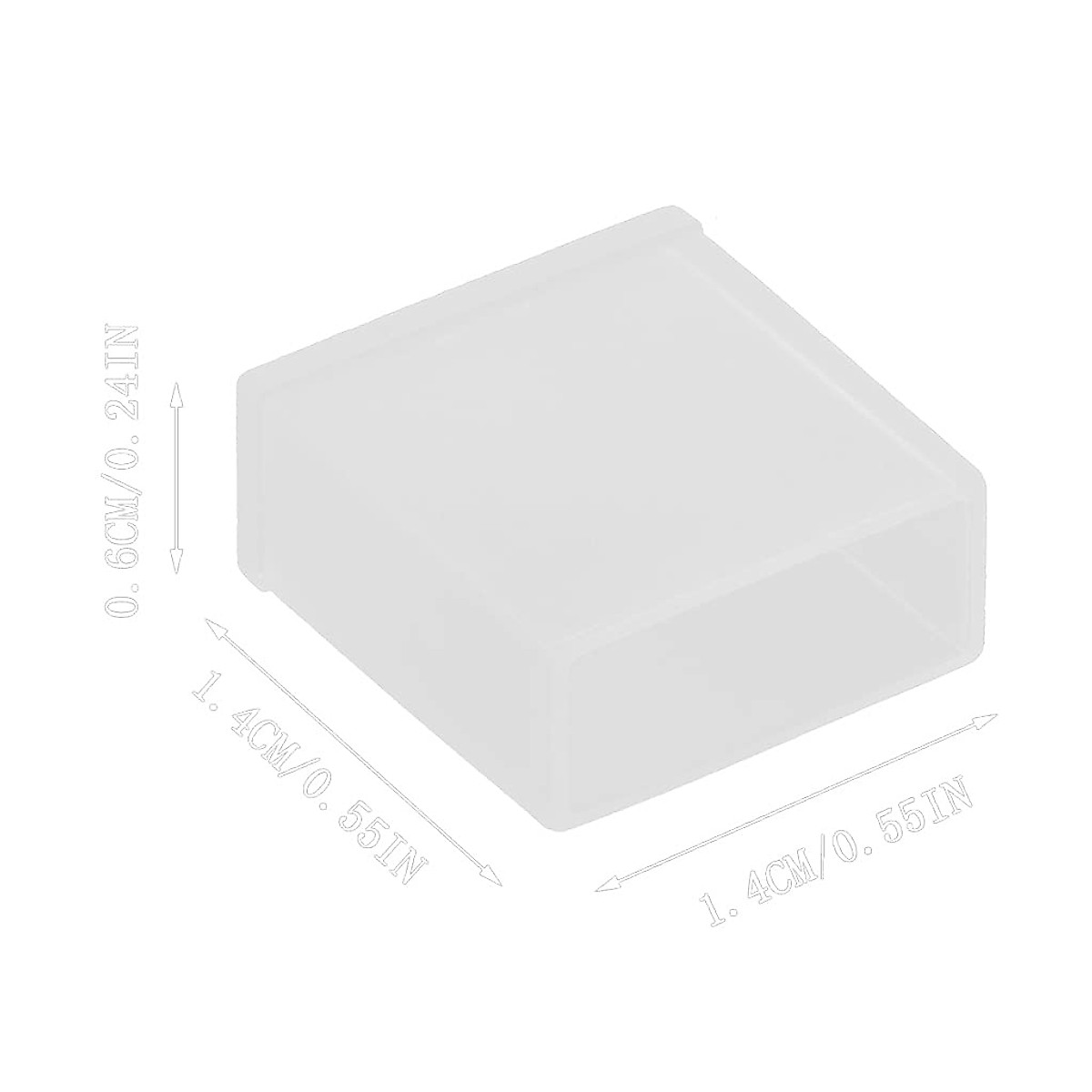 Harlotte Silicone USB Cap Port Cover Anti Dust Protector Suitable for Mobile Phones Silicone Protectors Cap Port Cover Anti Dust - 5 Pieces