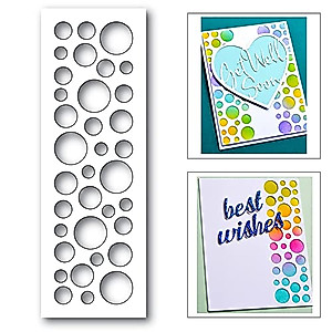 Trdxxx Rectangle Frame Cutting Dies,Dots Background Die Cuts Embossing Stencils Template Mould for DIY Scrapbooking Album Decorative Paper Dies Card Making