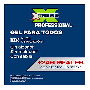 Wet Line Xtreme Professional Mexican Hair Styling Gel Clear Cap 35.27 oz / 1 kg with Aloe (directions and ingredients in Spanish)