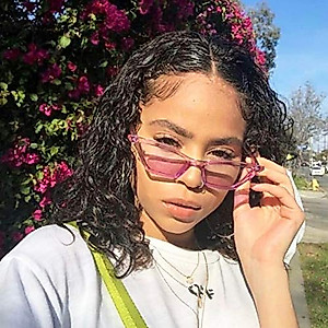 SUNOVELTIES 12 Mixed Clear Pink Style Sunglasses Retro Party Favors Bulk Classic Eyewear Costume Glasses for Women