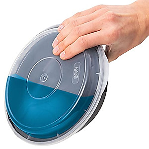 Igluu Meal Prep Round Plastic Containers - New Improved Lid - Reusable BPA Free Food Containers with Airtight Lids - Microwavable, Freezer and Dishwasher Safe - Stackable Salad Bowls - [20 Pack, 28oz]