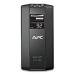 APC Back-UPS Pro, 700VA UPS Battery Backup & Surge Protector (BR700G)