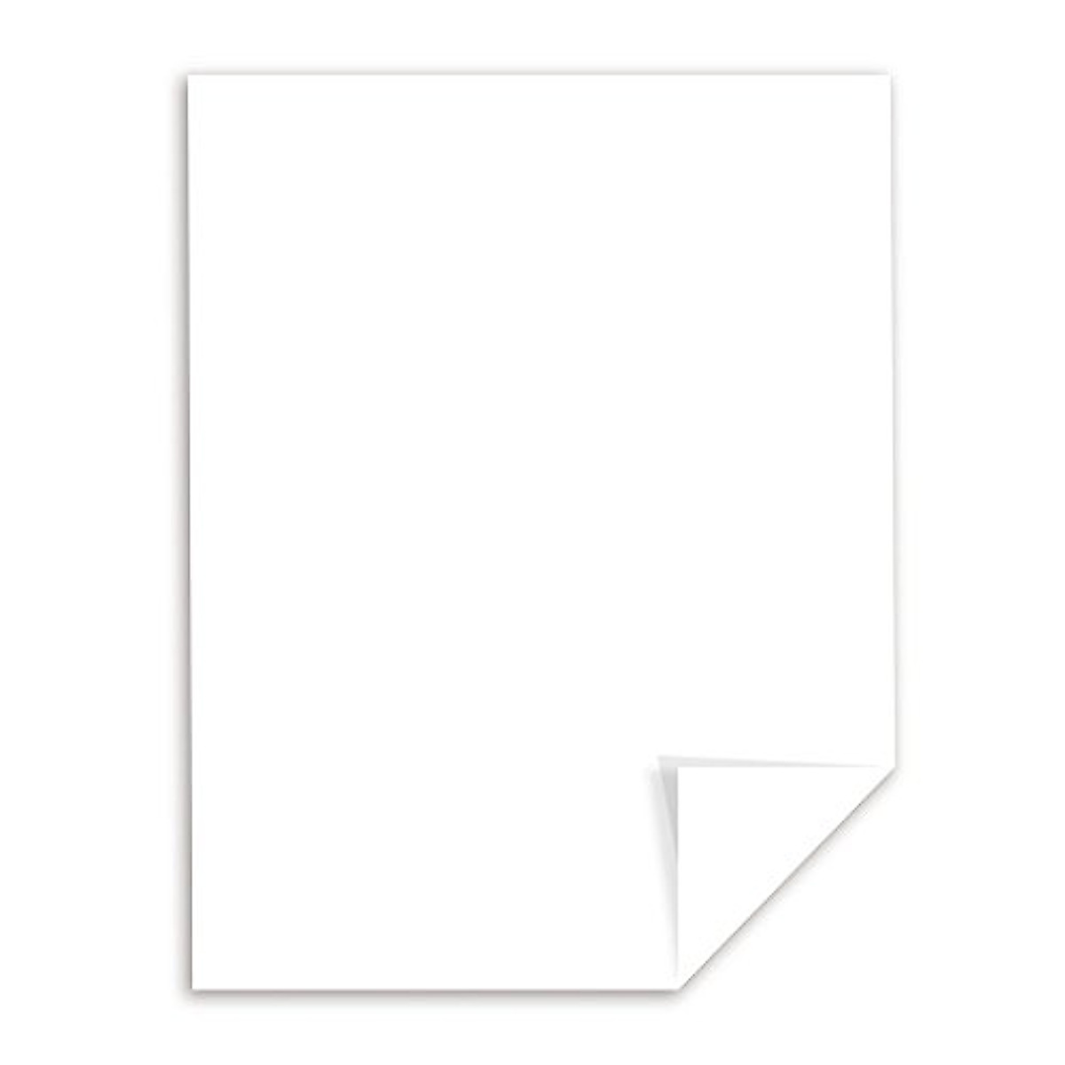 Neenah Exact Vellum Bristol, 8.5" x 11", 67 lb/147 gsm, White, 94 Brightness, 250 Sheets (80211) & Astrobrights/Neenah Bright White Cardstock, 8.5" x 11", 65 lb/176 gsm, White, 75 Sheets (90905-02)