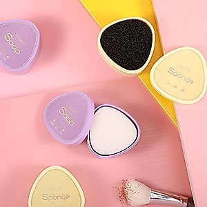 Docolor Makeup Brushes Cleaner Set, Solid Soap Cleanser with Color Removal Sponge, Brush Cleaning Mat for Makeup Brushes Cleaner Easy to Clean Blenders Brushes Shampoo Removes Shadow Color