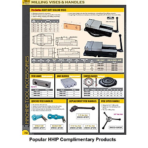 HHIP 3900-2133 Replacement Bolt-On Spare Jaw, For 3" Milling Vises (Pack of 1)