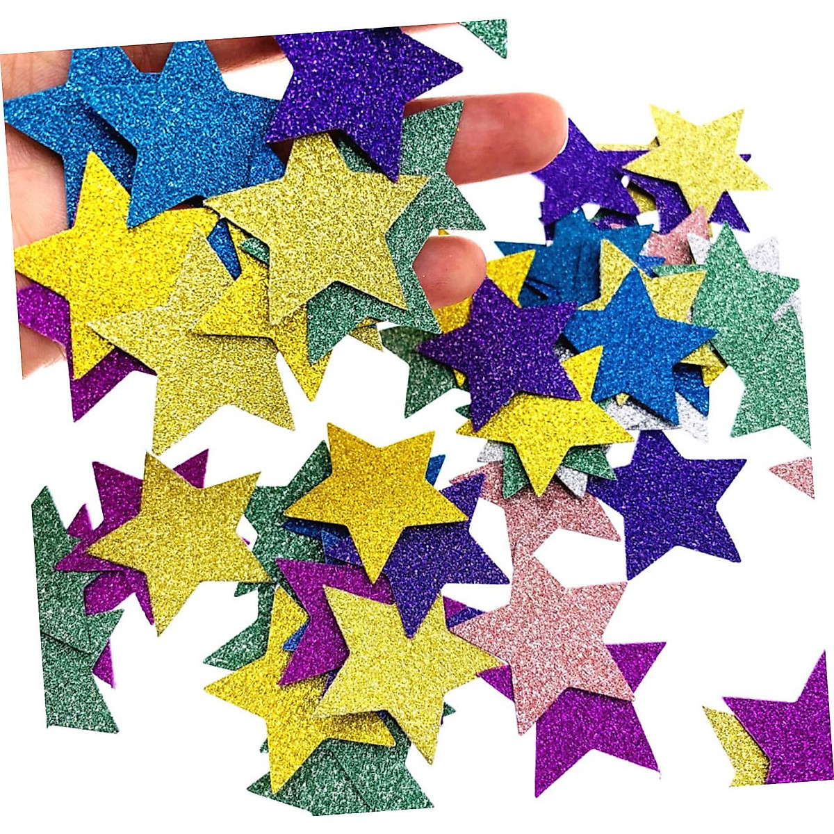 jojofuny 200pcs Decor Party Paper Scrap Tabletop Star Sprinkles Engagement Bridal Painting Confetti Paper Scrap. Diy Paper Scrap Party Supplies Dining Table Scatter Baby Mini