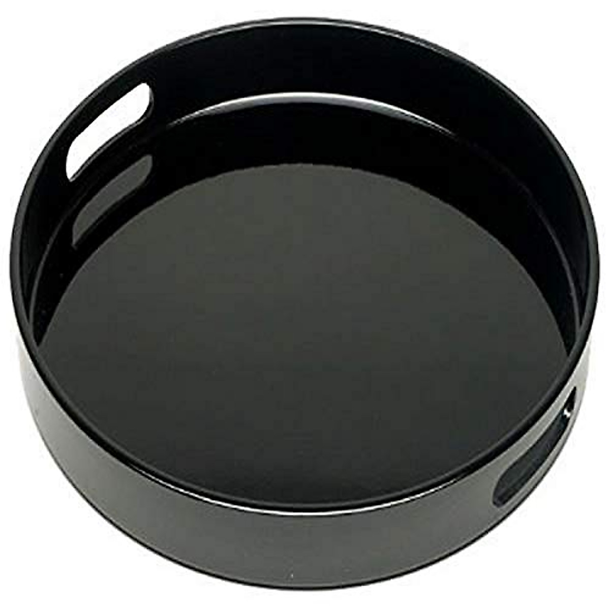 Kotobuki Black Lacquer Serving Tray, 13-1/2-Inch