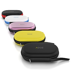 AGOZ Asthma Inhaler Case Zippered Protective Medical Pouch Cover with Wrist Strap (Purple)