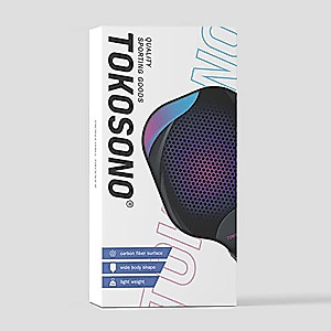 Tokosono Pickleball Paddles, Pickle Ball Paddle Set of 2 with Graphite Carbon Surface, Lightweight Pickleball Set with Carry Bag and 4 Balls (st1)