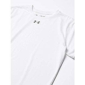 Under Armour Locker Tee Short-sleeve T-shirt, White (100)/ Graphite, Youth Large
