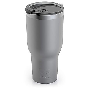 RTIC Double Wall Vacuum Insulated Tumbler, 40 oz, Graphite (40oz, Graphite)
