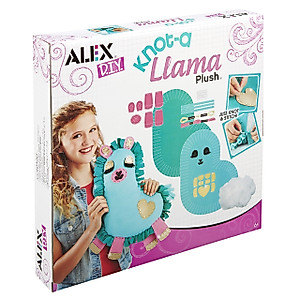 Alex DIY Knot-a Llama Plush Kids Art and Craft Activity