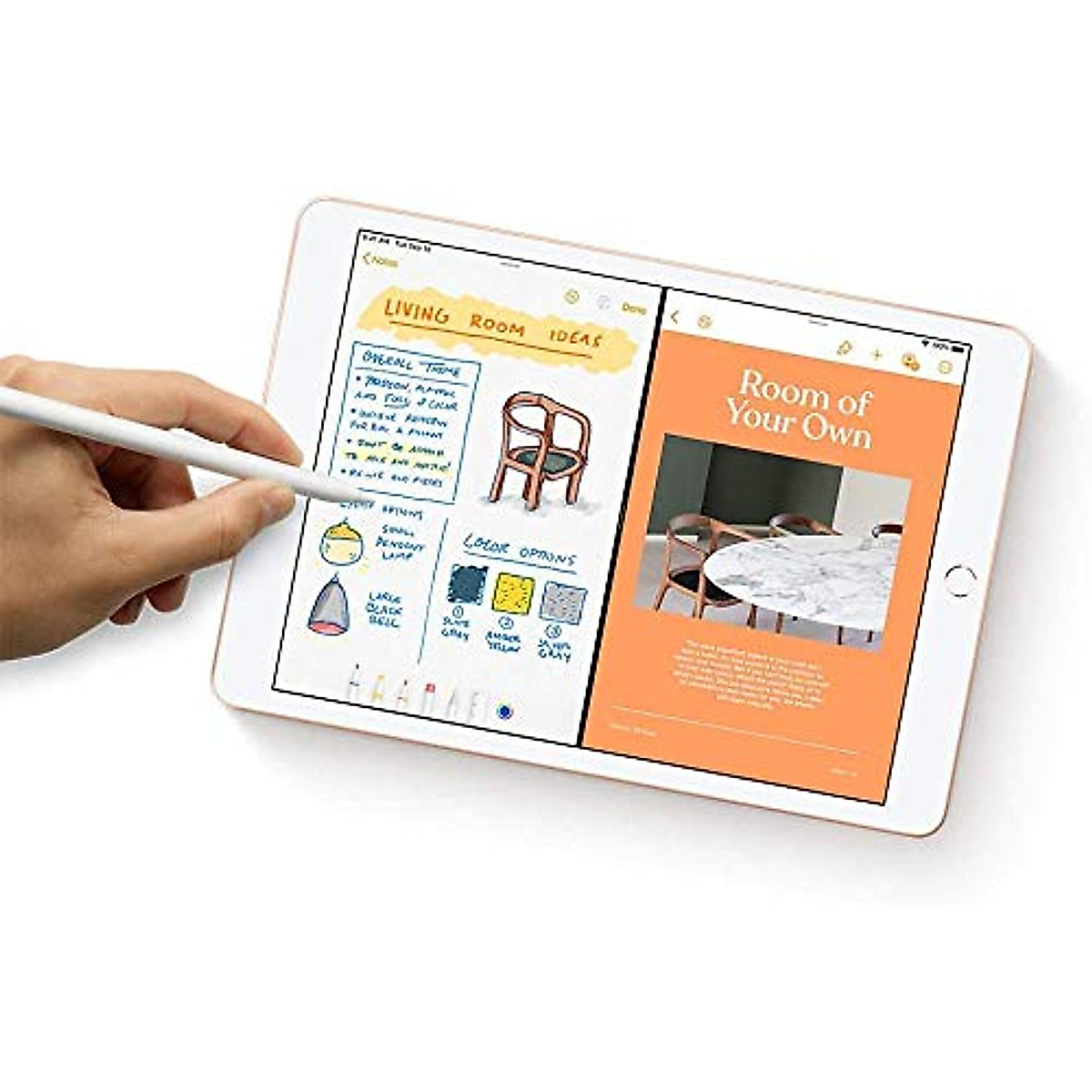 2019 Apple iPad (10.2-inch, Wi-Fi, 128GB) - Gold (Renewed Premium)