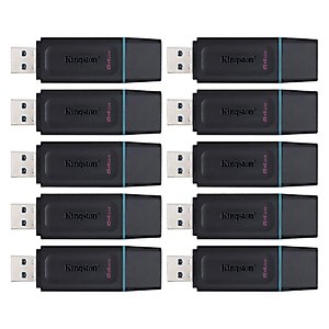Kingston 64GB DataTraveler Exodia Flash Drive - DTX/64GB (Pack of 10)