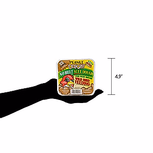 C&S Peanut Delight No Melt Suet Dough, 12/pack 11.75 Ounces