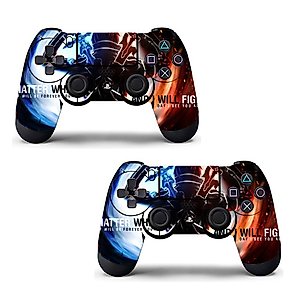 Vanknight Vinyl Decals Skin Stickers 2 Pack Anime for PS4 Controllers Skin