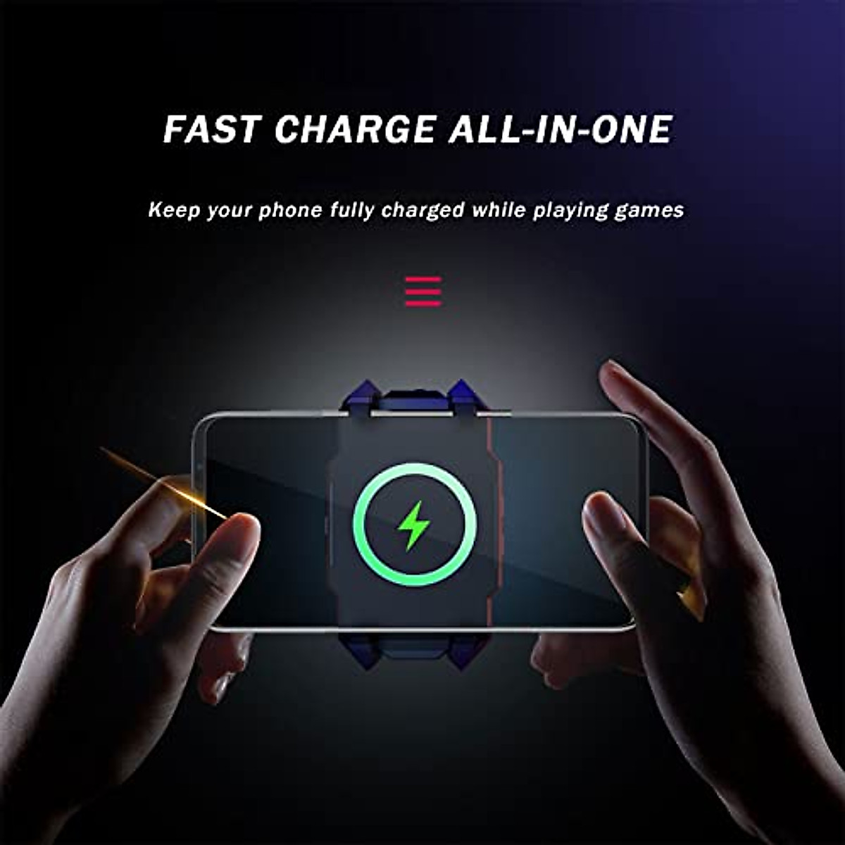 Abovehill Phone Cooler, Premium Phone Fan for Mobile Gaming Phone, Gamepad Radiator Phone Cooler Mini Cooling Fan for iPhone and Android