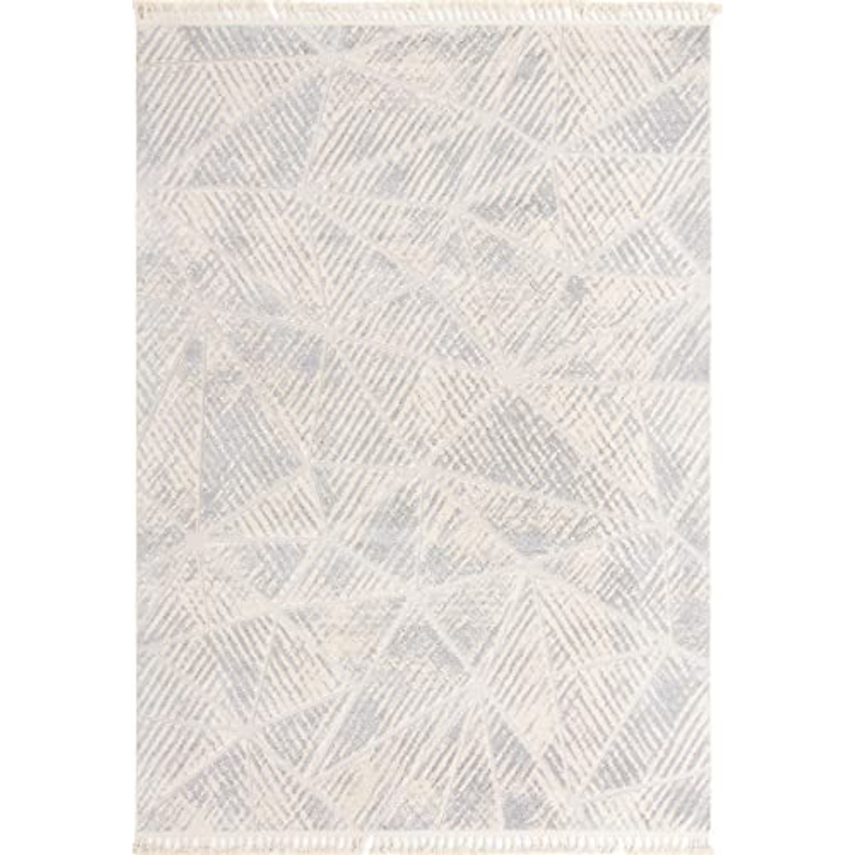 Unique Loom Arlo Collection Area Rug - AJ (Rectangular 9' 0" x 12' 0", Sandy Beige/ Gray)