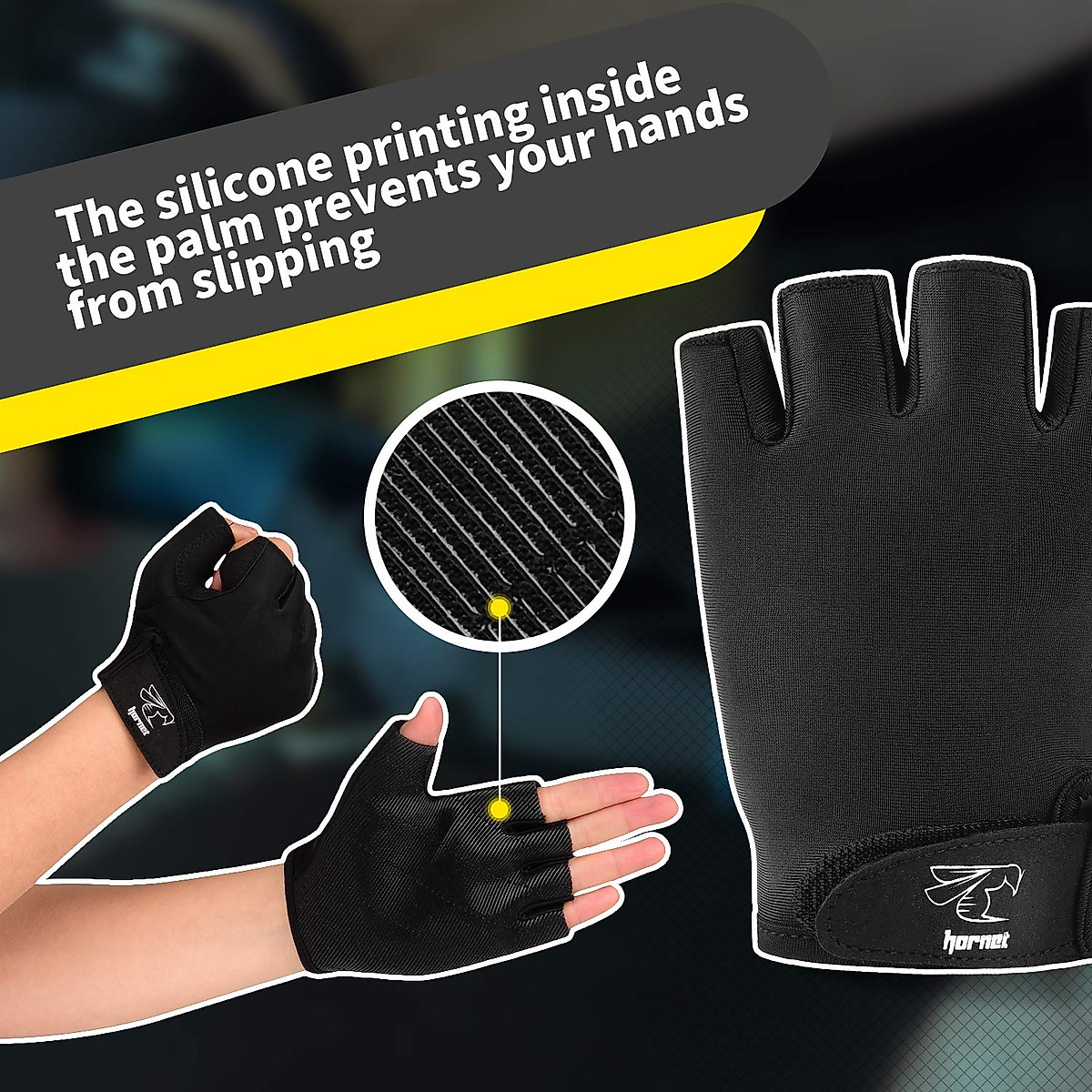 Hornet Watersports Rowing Gloves Ideal for Indoor Rowing, Sculling, Kayak, SUP, Outrigger Canoe, Dragon Boat and Other Watersports (XS (Fits 6.5"-7"))