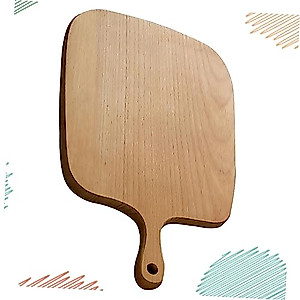 SWOOMEY 1pc Wood Cheese Board Pallet Pallets Square Tray Fruit Tray Bread Boards Wooden Cutting Board Mincing Board Chopping Board Breadboard Wooden Breadboard Bamboo One Piece Khaki