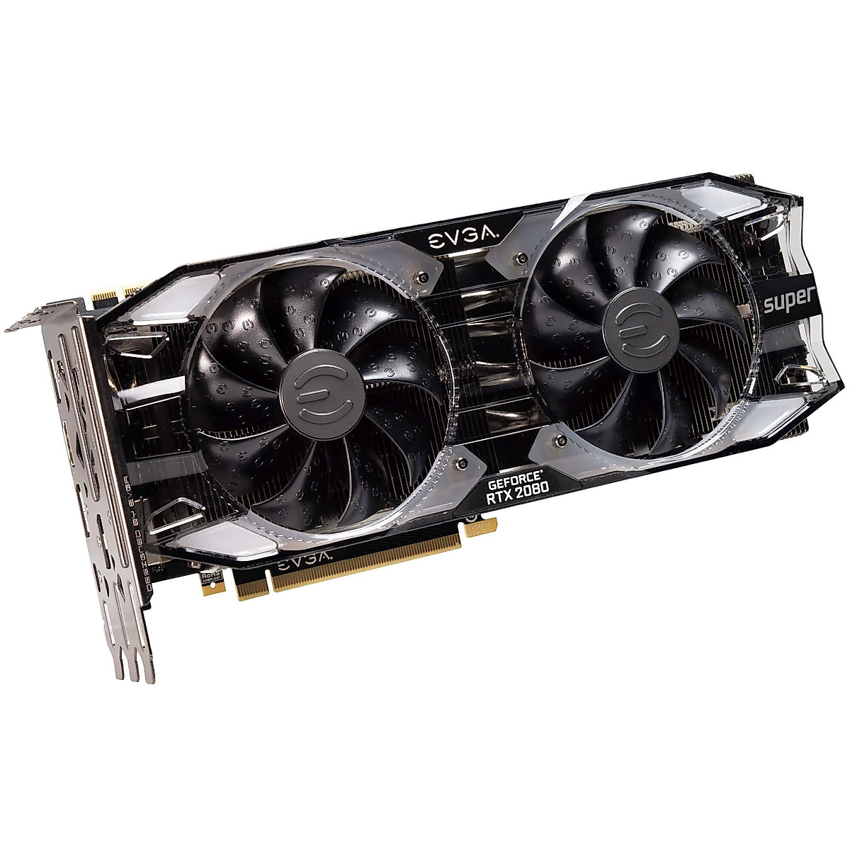 EVGA GeForce 08G-P4-3183-KR, RTX 2080 Super XC Ultra, Overclocked, 2.75 Slot Extreme Cool Dual, 70C Gaming, RGB, Metal Backplate, 8GB GDDR6
