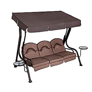 Garden Winds Replacement Canopy Top Cover for Deluxe 3-Person Model - 8329948-74" x 46" Will NOT FIT Any Other Model
