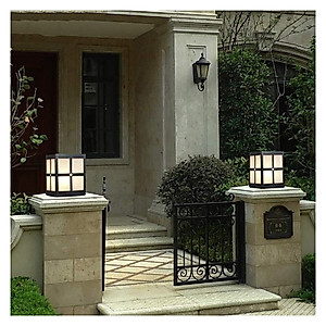 BytheM Wall Lamp Solar Pathway Lights OutdoorLED Solar Garden LightsWaterproof Solar Landscape Lights for Lawn Patio Yard Garden Walkway