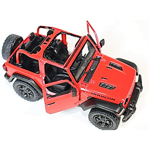 2018 Jeep Wrangler Rubicon No Top Red - Kinsmart P/B