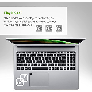 acer Newest Aspire 5 15.6" FHD Laptop, 4-Core AMD Ryzen 3 3350U, Radeon Vega 6 Graphics, 8GB DDR4, 128GB NVMe SSD + 1TB HDD, FP Reader, RJ45, WiFi 6, Backlit KB, Windows 11 Home, COU 32GB USB