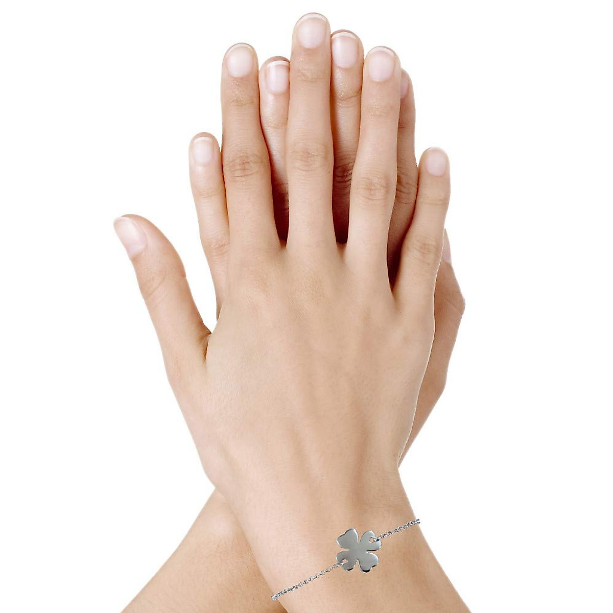 LES POULETTES JEWELS - Sterling Silver Lucky Clover Bracelet